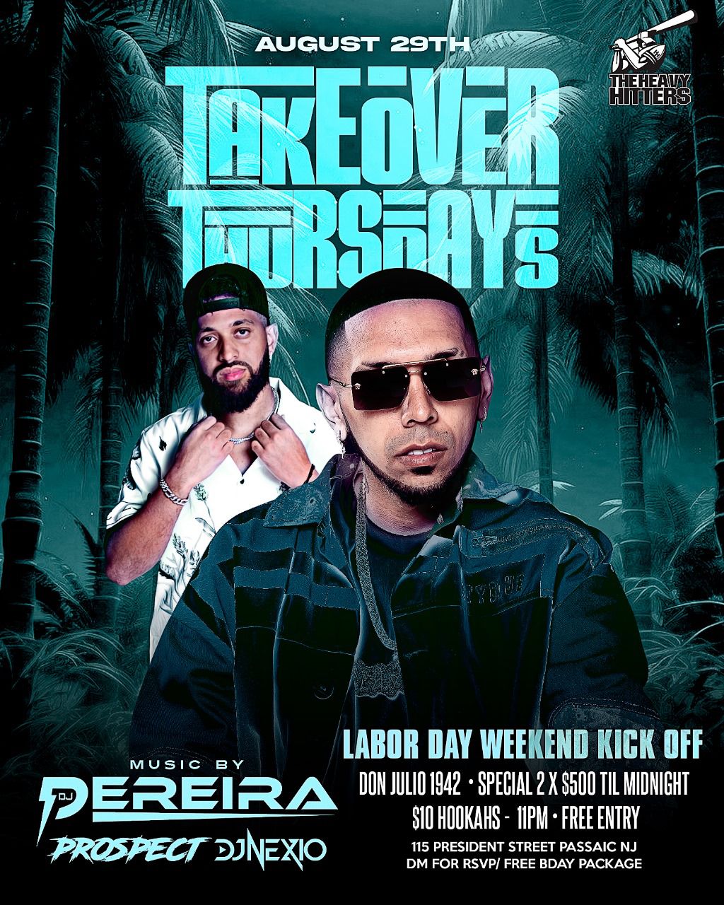DJ PEREIRA, DJ PROSPECT, DJ NEXIO; TAKEOVER THURSDAY Tickets ...