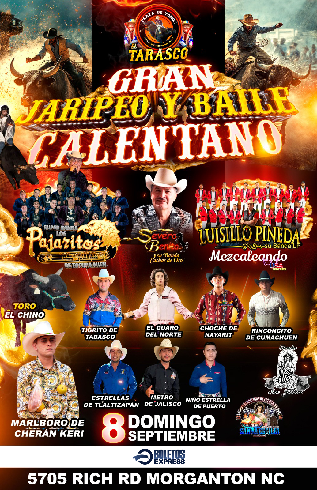 GRAN JARIPEO Y BAILE CALENTANO Tickets - BoletosExpress