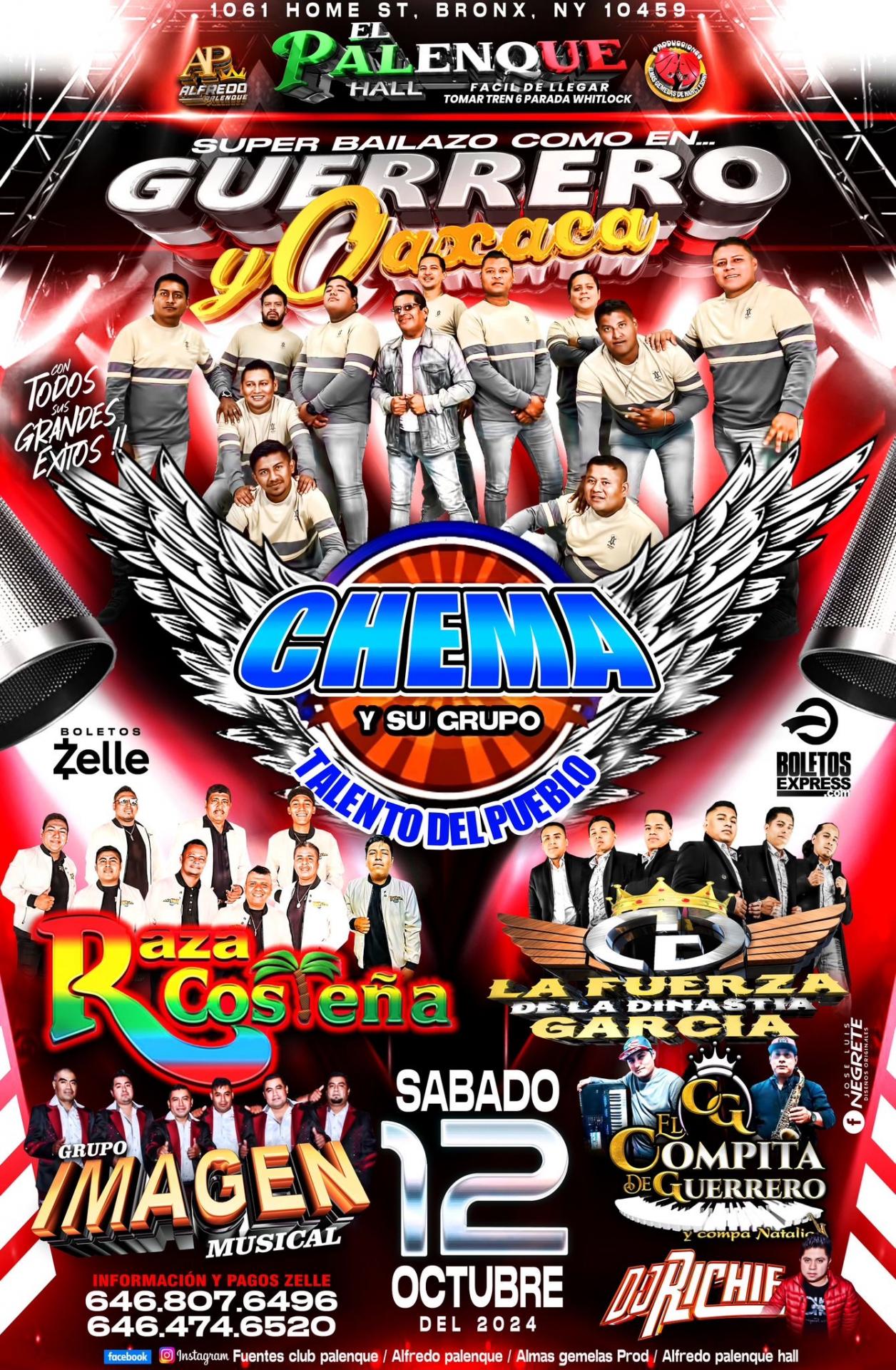 CHEMA Y SU GRUPO TALENTO DEL PUEBLO Tickets - BoletosExpress