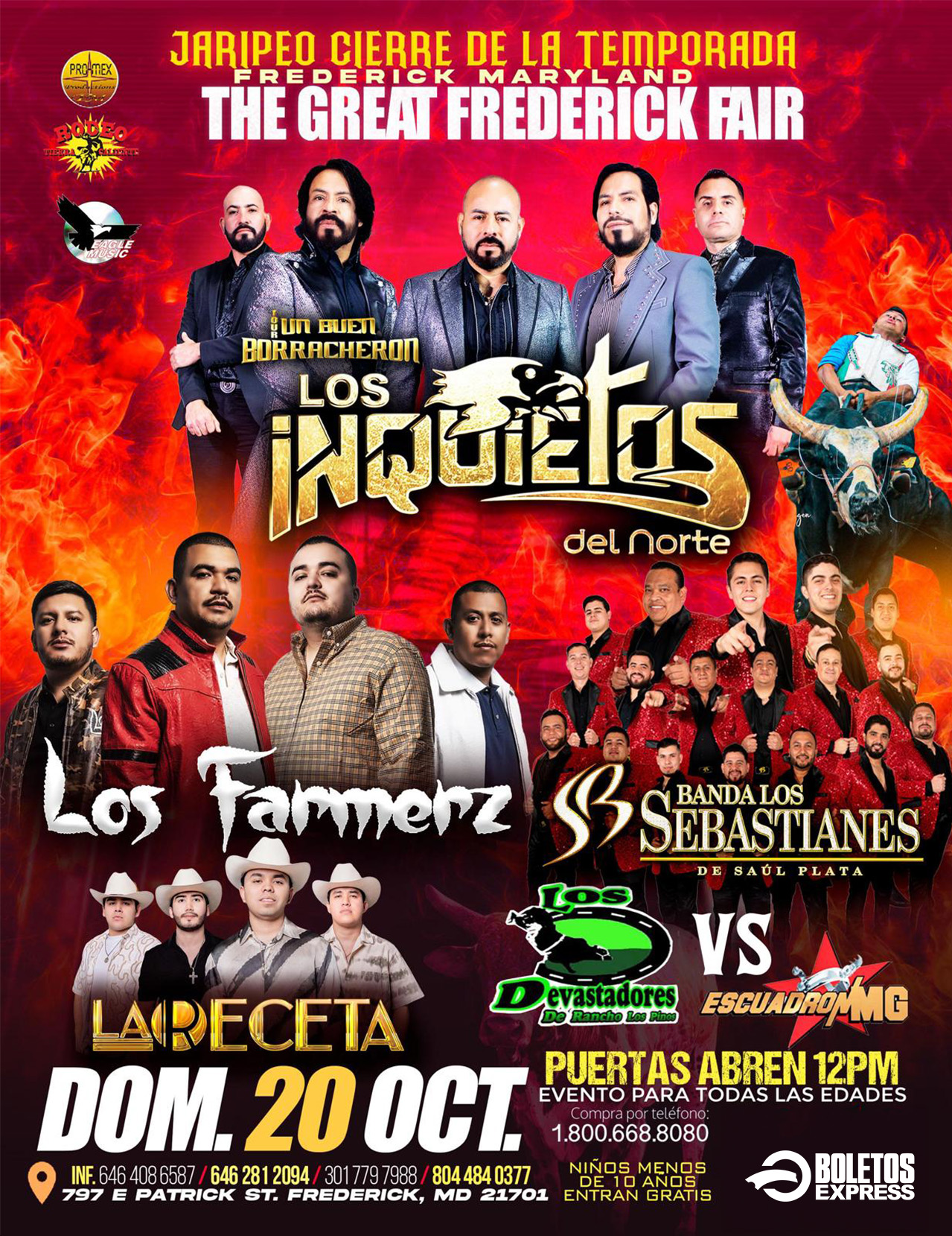 LOS INQUIETOS DEL NORTE Tickets - BoletosExpress