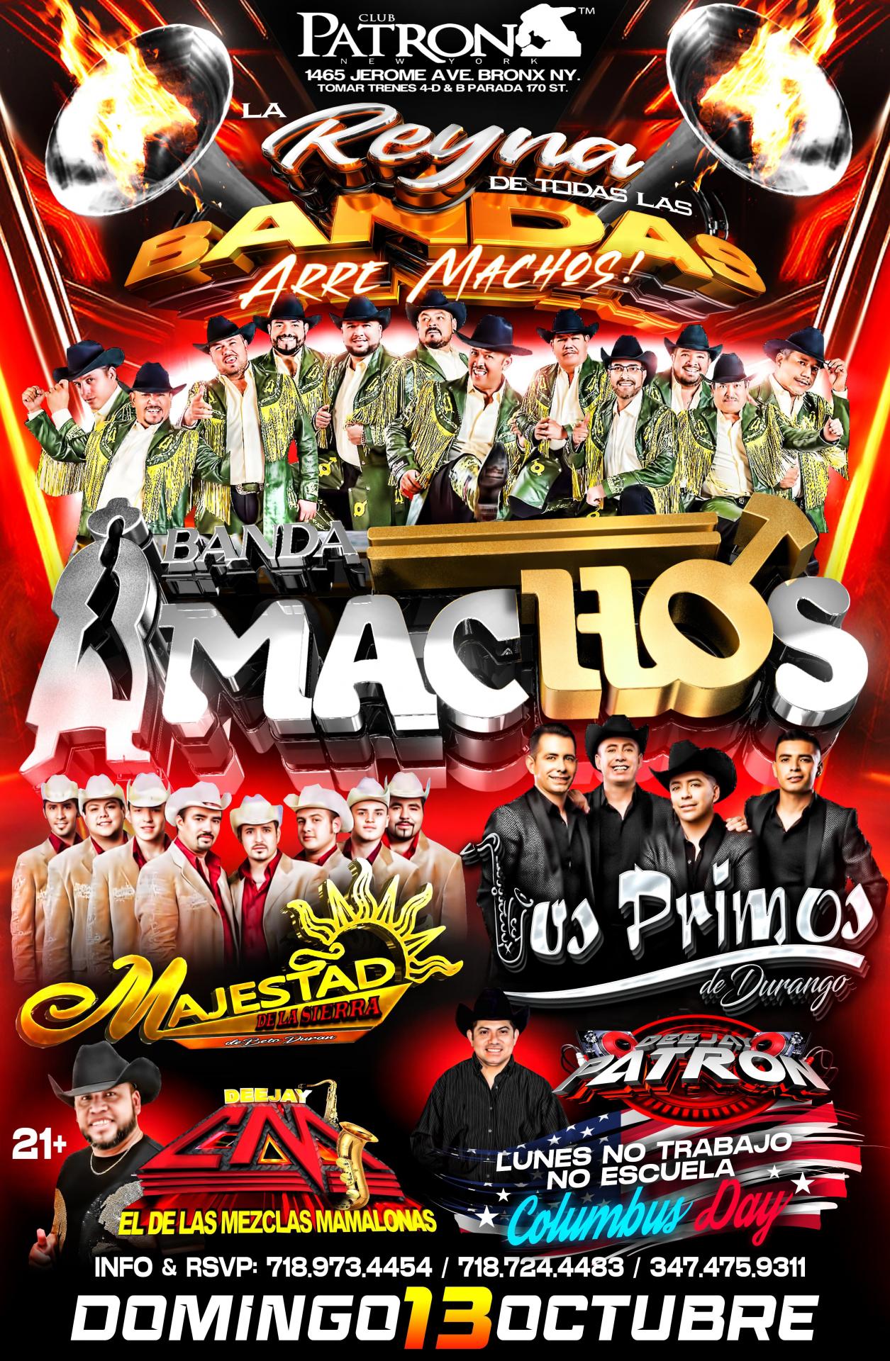 CANCELADO - BANDA MACHOS Tickets - BoletosExpress