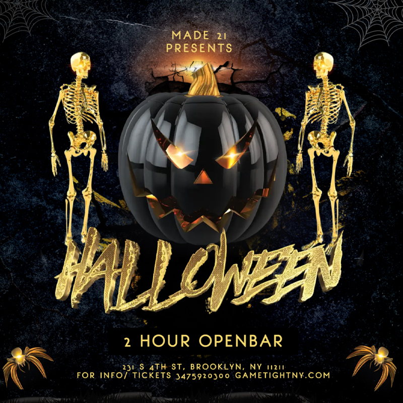 Made 21 Williamsburg Halloween Openbar party 2024 Tickets - BoletosExpress