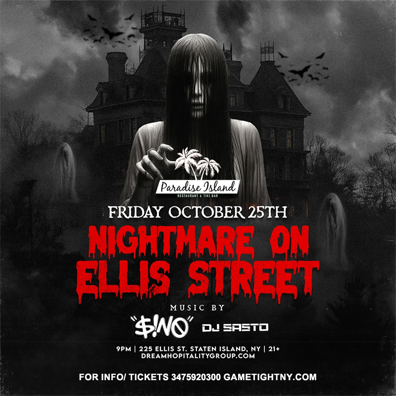 Paradise Island Nightmare on Ellis st Staten Island Halloween Party ...