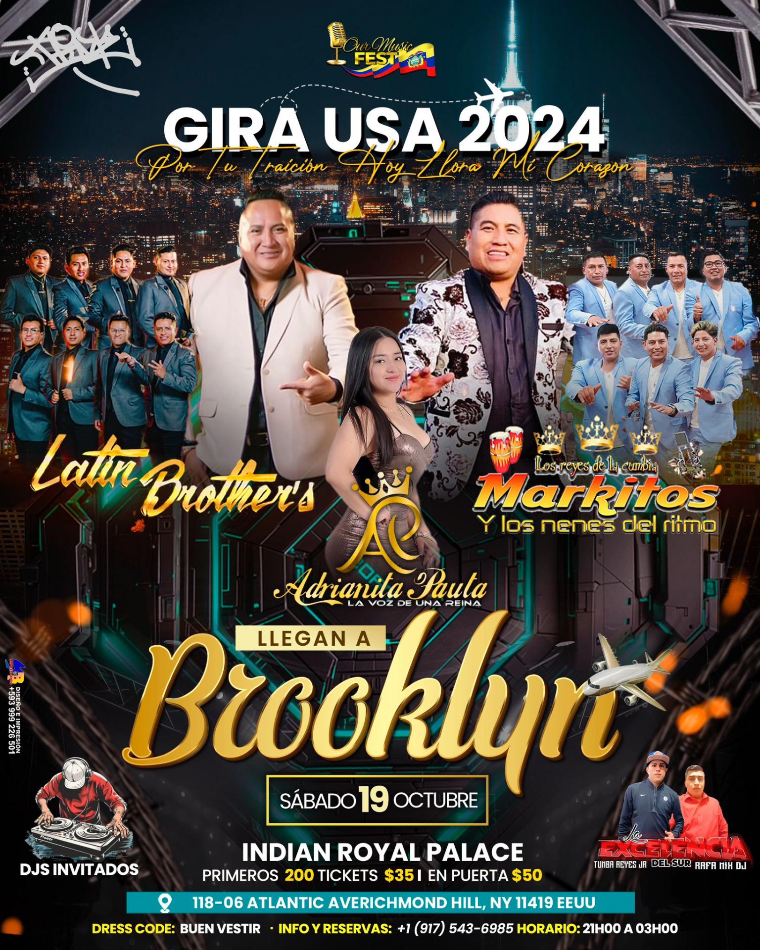 LATIN BROTHERS & MARKITOS Y LOS NENES DEL RITMO Tickets - BoletosExpress