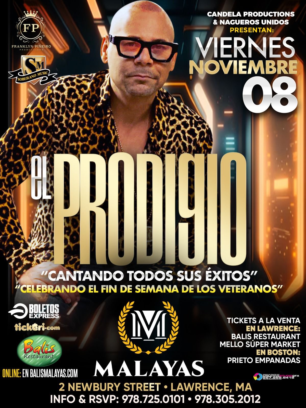 El Prodigio en Concierto Tickets - BoletosExpress