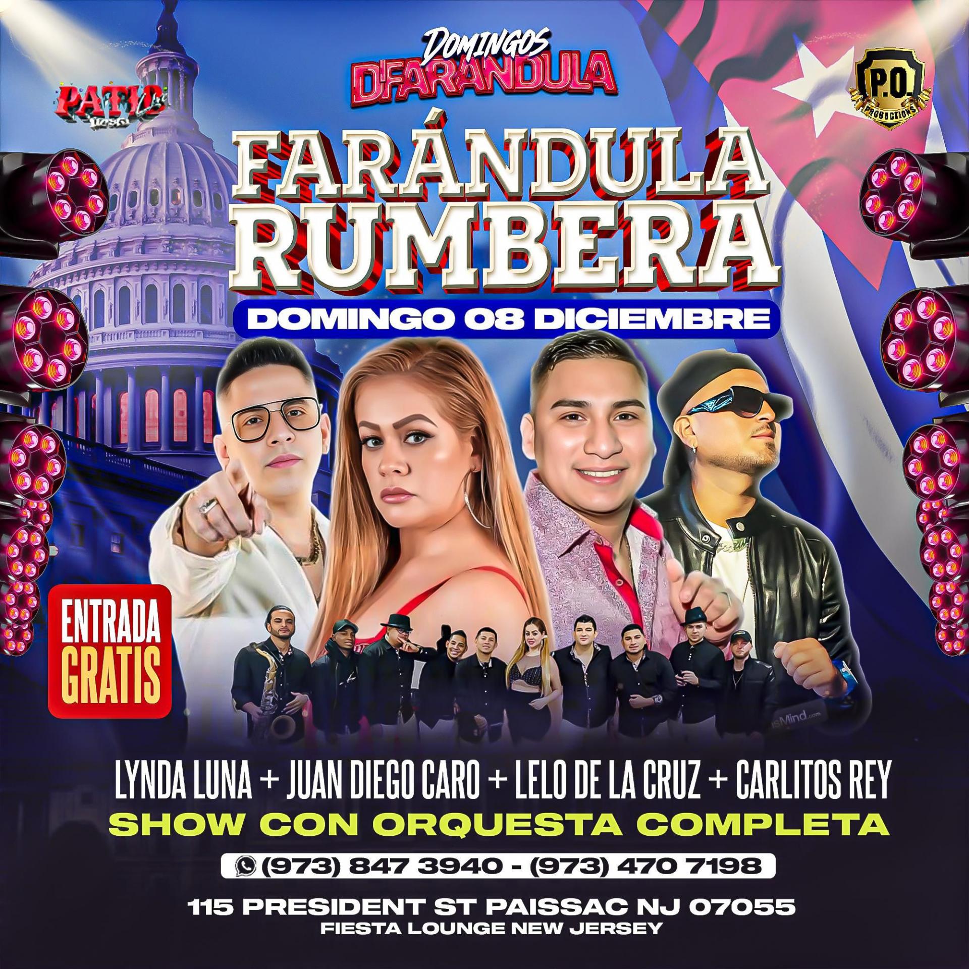 LYNDA LUNA, JUAN DIEGO CARO, LELO DE LA CRUZ, CARLITOS REY Tickets - BoletosExpress