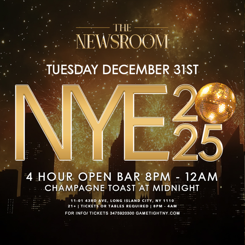 THE NEWSROOM NEW YEARS EVE PARTY 2025 Tickets - BoletosExpress