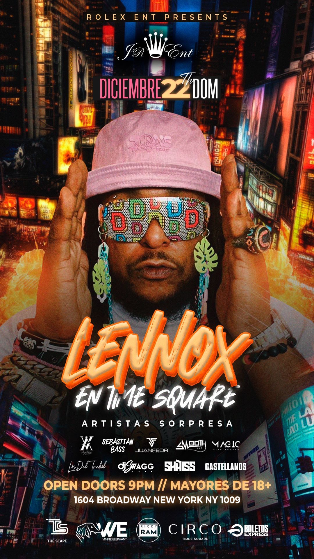 Lennox in time square Tickets - BoletosExpress