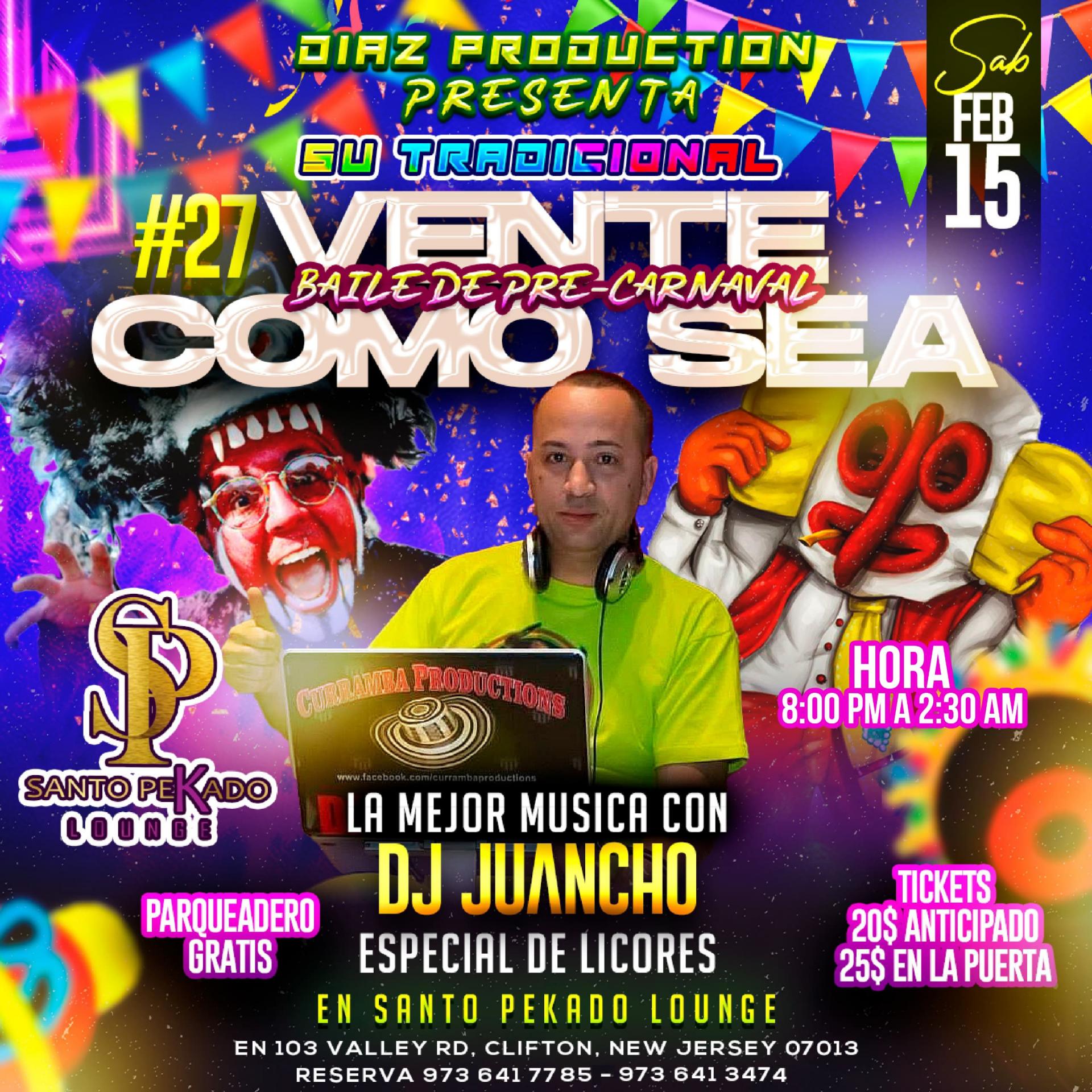 Baile De Pre-Carnaval Tickets - BoletosExpress